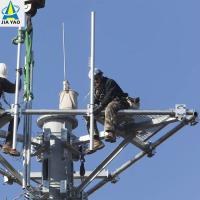 China 18 22 38M Durable Carbon Steel Monopole Communication Tower Multi Antenna Compatible for 4G 5G Network for sale