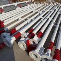 China Customizable 3 Legged Tubular Steel Tower Designed for Outdoor Telecom Monitoring Observation and Security Installations for sale