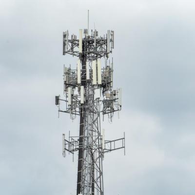 China Heavy Duty 3 Legged Tubular Steel Tower with Hot Dip Galvanized Surface Treatment for Long Lasting Telecom Infrastructure for sale