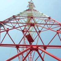 China Robust 3 Legged Tubular Steel Tower Suitable for 4G 5G Microwave and Security Systems with High Tensile Steel Construction for sale