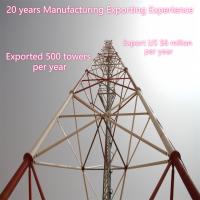 China Robust 3 Legged Tubular Steel Tower Suitable for 4G 5G Microwave and Security Systems with High Tensile Steel Construction for sale