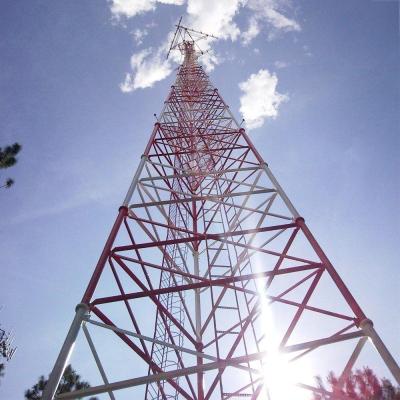 China Heavy Gauge 3 Legged Tubular Steel Tower with Hot Dip Galvanized Finish for Enhanced Corrosion Resistance in Outdoor for sale