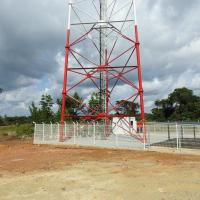 China Heavy Gauge 3 Legged Tubular Steel Tower with Hot Dip Galvanized Finish for Enhanced Corrosion Resistance in Outdoor for sale