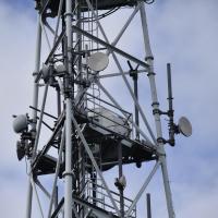 China Self Supporting 3 Legged Tubular Steel Tower Galvanized Telecom Mast Suitable for Outdoor 5G 4G Microwave Communication for sale
