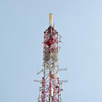 China Heavy Duty 3 Legged Tubular Steel Tower Galvanized Telecom Structure Designed for Long Life Outdoor 5G 4G Microwave1 for sale