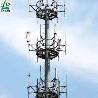 China 20M 30M IP68 Sealed Monopole Tower Corrosion Resistant For Coastal Saline Fog Area for sale