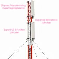 China Guyed Wire Steel Telecom Tower Fast Delivery Custom Prefabricated Modular Easy Installation for sale