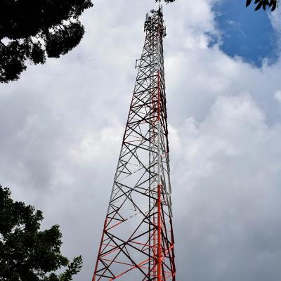 China 3 Leg Angular Long Service Life Stainless Steel Communication Tower Corrosion Resistant For Coastal Area for sale