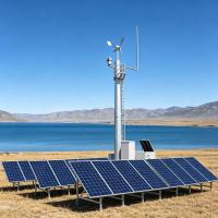 China 20M 30M Solar Panel Integrated Monopole Tower Energy Saving For Urban 5G Small Cell for sale