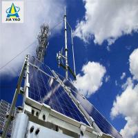 China 3 Leg Tubular Solar Powered Telecommunication Tower Off-Grid Hybrid Power For Remote Rural Area for sale