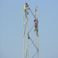 China 3 Leg Tubular Solar Powered Telecommunication Tower Off-Grid Hybrid Power For Remote Rural Area for sale