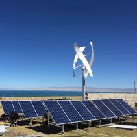 China 20M 30M Wind Solar Hybrid Supported Communication Tower For Renewable Energy Base Station for sale