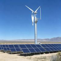 China 20M 30M Wind Solar Hybrid Supported Communication Tower For Renewable Energy Base Station for sale