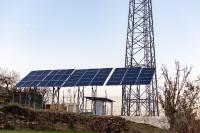 China 15 22 38M 4 Legged Angular Off-Grid Solar Lattice Telecom Tower with Galvanized Steel and Battery Backup for Emergency Communication for sale