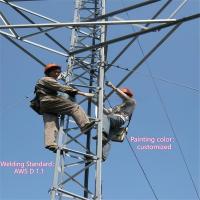 China Lightweight Guyed Wire Tower Quick Installation For Rural Wireless Network Coverage for sale
