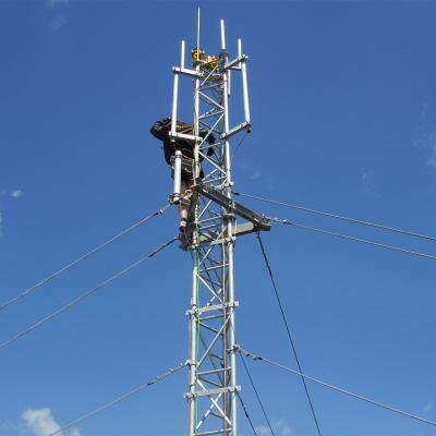 China 20M 30M Corrosion Proof Guyed Wire Tower Long Service Life For Remote Area Communication for sale