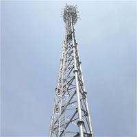 China 3 Leg Tubular Anti-Corrosion 304 Stainless Steel Communication Tower For Chemical Plant Area for sale