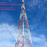 China 18M 42M 3 Leg Tubular Mountain Seismic Resistant Telecom Tower 9 Level Anti-Shock For High Altitude Area for sale