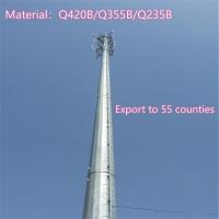 China 20M 30M Monopole Edge Computing Supported Communication Tower Speed Data Processing For Smart City for sale