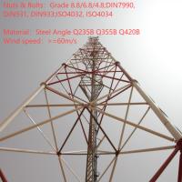 China 3 Legs Tube 120km/h Typhoon Resistant Telecommunication Tower for Coastal Storm Prone Areas for sale