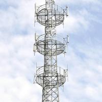 China 40M 80M 4 Legged Lattice Tower Heavy Load For Multi Operator Base Station for sale