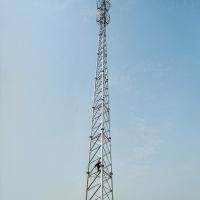China 20-110m Wind Resistant Steel 3 Legged Tube Telecom Tower Quick Assembly  for Remote Area Network Build for sale