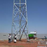 China Hot Dip Galvanized 3 Legged Angle Steel Tower Cost Effective For Rural 5G for sale