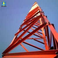 China Custom Height 3 Legged Angle Communication Steel Tower For Microwave Signal Transmission for sale
