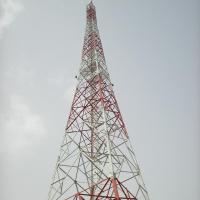 China 45M 48M 60M Galvanized Steel 4 Legged Antenna Tower For Campus Wide Communication for sale