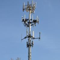 China 13 22 30 Meter Integrated Platform Monopole Communication Tower For Hospital Complex for sale