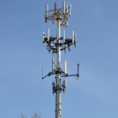 China 13 22 30 Meter Integrated Platform Monopole Communication Tower For Hospital Complex for sale