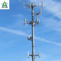 China 15 23 35 Meter Foundation Optimized Monopole Tower Light Weight For Convention Center for sale
