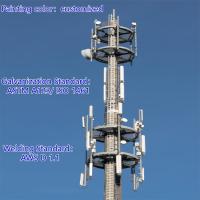 China 15 23 35 Meter Foundation Optimized Monopole Tower Light Weight For Convention Center for sale