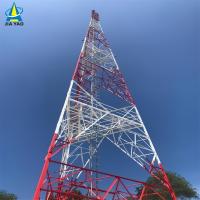 China 48M Flat Packed 3 Legged Angle Steel Tower Rapid Assembly For County 5G Coverage for sale