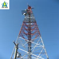 China 54M Rust Proof 3 Legged Telecom Tower For Agricultural Zone Signal Expansion for sale