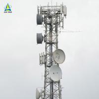China 32 44 54 Meter Heavy Load 4 Legged Telecom Tower For Commercial Zone Signal Infrastructure for sale