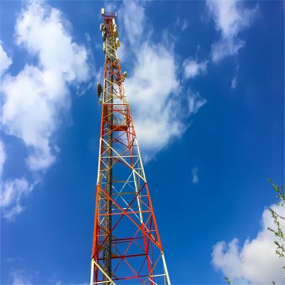 China 34 46 56 Meter Long Durability 4 Legged Communication Tower For Public Facility Network for sale