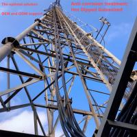 China 58M Slim Profile 3 Tube Telecom Tower Landscape Friendly For University Town for sale