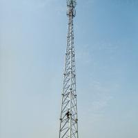 China 64M Smooth Finish 3 Tube Communication Tower Aesthetic For Civic Plaza Base Station for sale