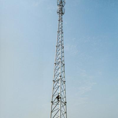 China 64M Smooth Finish 3 Tube Communication Tower Aesthetic For Civic Plaza Base Station for sale