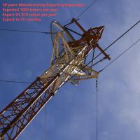 China 30 35M Hot Dip Galvanized Guyed Communication Tower Small Foundation For Grassland Area for sale