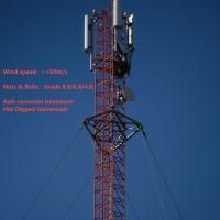 China 42 45M Q355 Steel Guyed Antenna Tower Quick Deployment For Remote Mine Telecom for sale