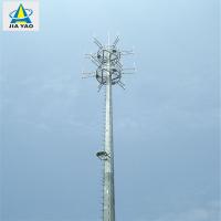 China 13 20 34 Meter Segmented Structure Monopole Tower Easy Handling For School Campus Network for sale