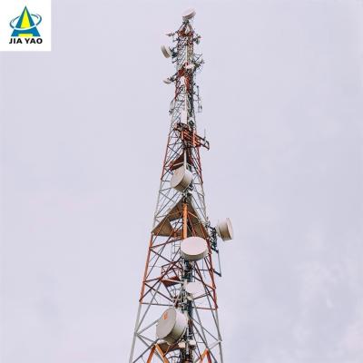 China 35M 46M 62Meter Q355 Steel 3 Legged Angle Steel Tower for Border Area Signal Coverage for sale