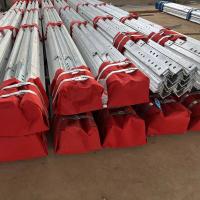 China 40M 52M 70Meter Pre Drilled Holes 3 Legged Angle Steel Tower For Road Station Telecom for sale
