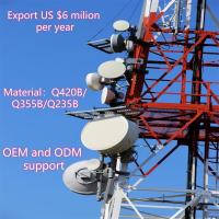 China 60m 4-Legged Self-Supporting Steel Lattice Tower for Telecom Antenna Communication Mast for sale