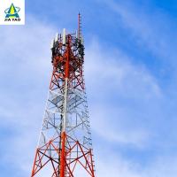 China 30M 40M 45M Anti Ice Coating 4 Legged Angle Steel Tower For Cold Region Telecom Infrastructure for sale