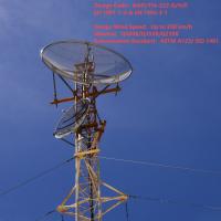 China 48 50 60M Tension Adjustable Guyed Wire Tower for Grassland Pasture Signal Coverage for sale