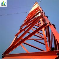 China 35 42 48M Hot Dip Galvanized Guyed Tower for Gobi Region Telecom Network for sale