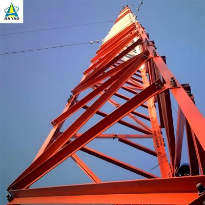 China 35 42 48M Hot Dip Galvanized Guyed Tower for Gobi Region Telecom Network for sale